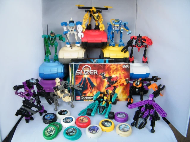 LEGO TECHNIC PRE- Bionicle SLIZER/Throwbots 10 sets Complete +Box ...