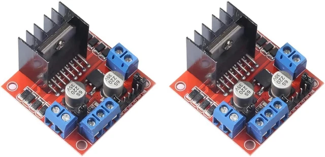 2PACK L298N MOTOR Driver Module for Arduino, ESP32 - Dual H Bridge, DC ...