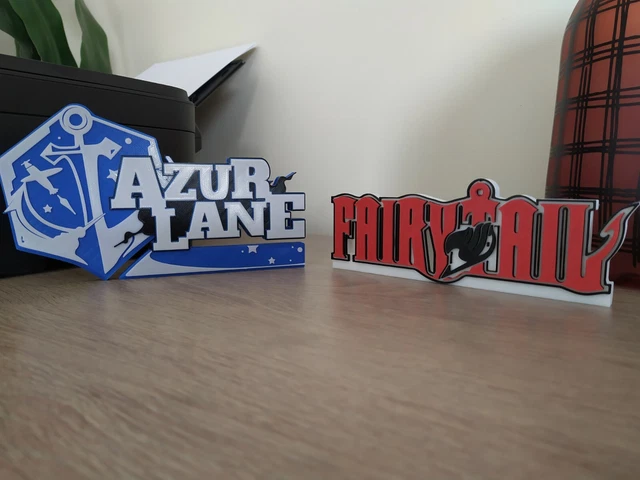 AZUR LANE LOGO et fairytail à exposer display collection manga EUR 39 ...