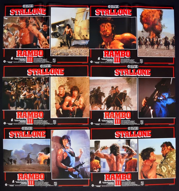 PHOTO-BUSTS RAMBO III 3 Sylvester Stallone Richard Crenna Jerry ...