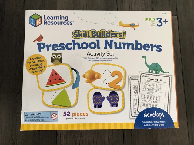 LEARNING RESOURCES SKILL Builders! Preschool Numbers Activity Set ...