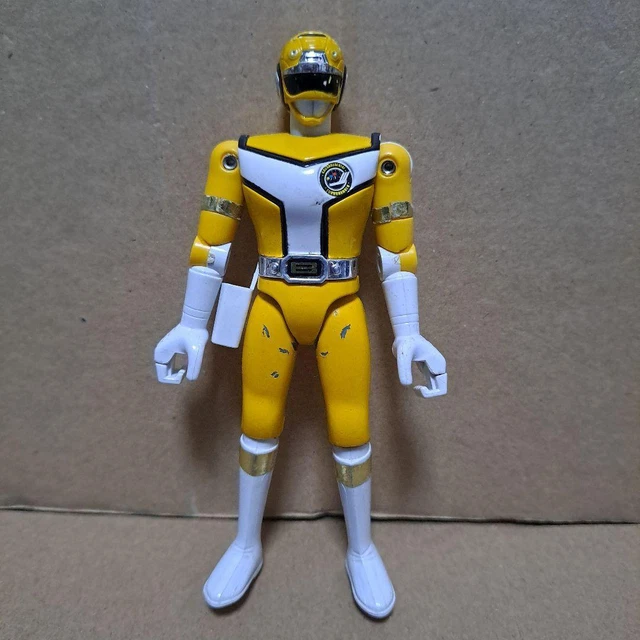 POWER RANGERS KOUSOKU Sentai Turboranger Yellow Chogokin Figure BANDAI ...