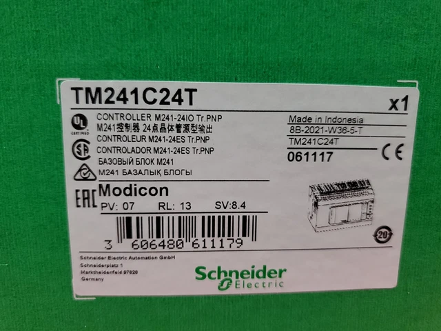 SCHNEIDER ELECTRIC MODICON TM241C24T PLC Controller $250.00 - PicClick