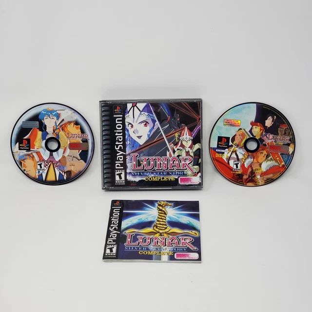 LUNAR: SILVER STAR Story Complete (Sony PS1) Special CD Label Art ...