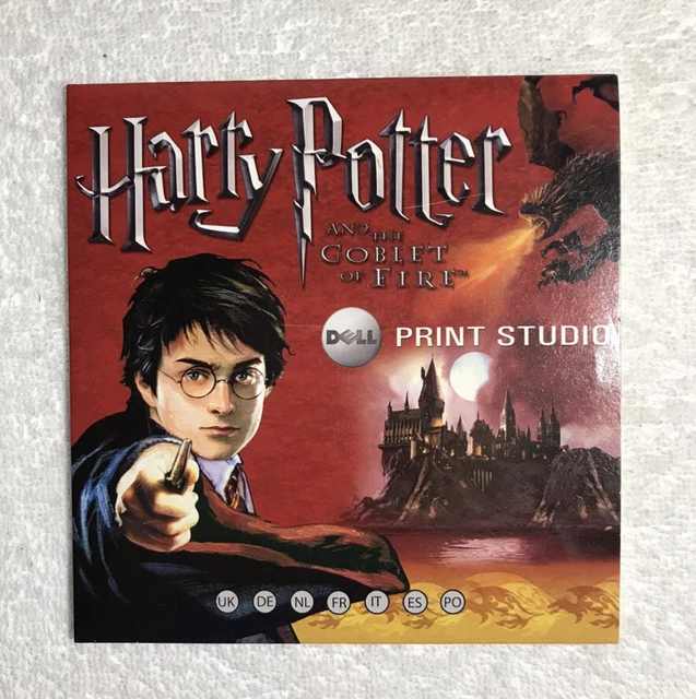 HARRY POTTER AND The Goblet Of Fire - Dell Print Studio CD Rom Promo ...