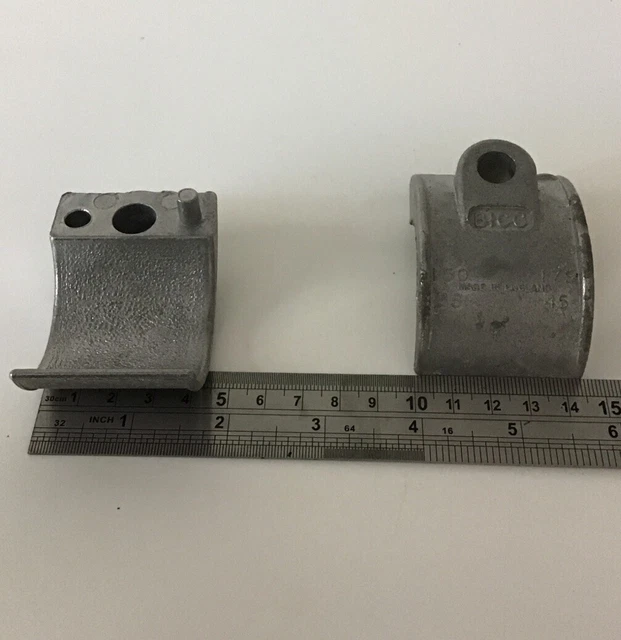 ALUMINIUM CABLE CLEATS Clips SWA X5 Metal Fastener Large Armoured 38 ...