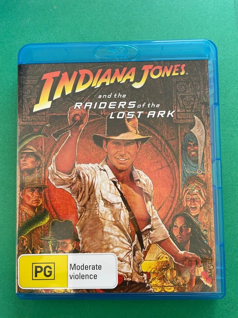 INDIANA JONES AND The Raiders Of The Lost Ark Bluray Dvd...mint ...