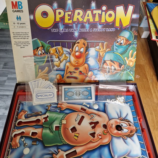 OPERATION GAME BY MB Games 1999 - The Game That Needs a Steady Hand ...