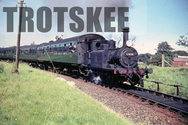 35MM SLIDE BR British Railways Steam Loco 32650 Class A1X Havant 1962 ...