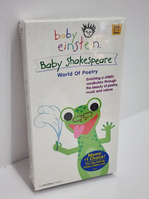 BABY EINSTEIN BABY Shakespeare VHS Kids Educational Cartoon Disney ...