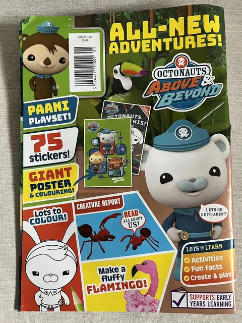 OCTONAUTS MAGAZINE ABOVE and Beyond Paani Figure Ant Toys Back Issue £ ...