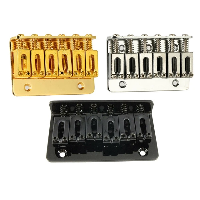 NAGELNEU GITARREN-BRIDGE-SET HARDTAIL-BR??CKE E-Gitarre Eisen F??r 6 Saiten EUR 11,96 - PicClick DE