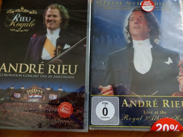 ANDRE RIEU: 2 NEW DVDS-Live at The Royal Albert Hall & RIEU ROYALE-UK ...