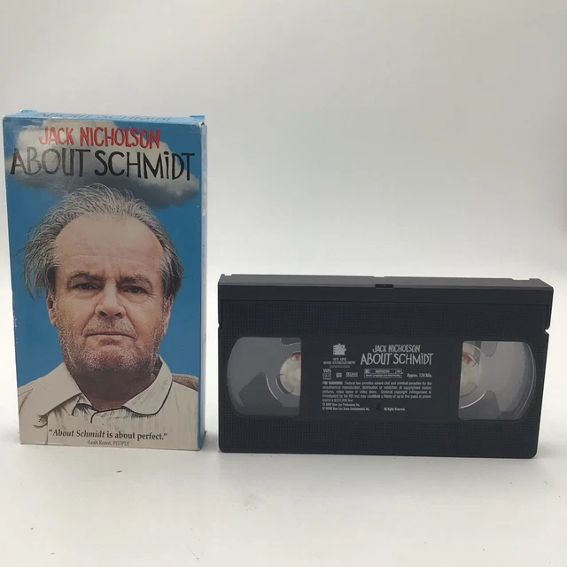 ABOUT SCHMIDT VHS Jack Nicholson £9.66 - PicClick UK