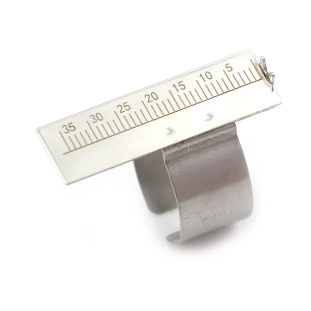 METAL ENDO GAUGE Finger Ruler Span Measure Endodontic Dental ...