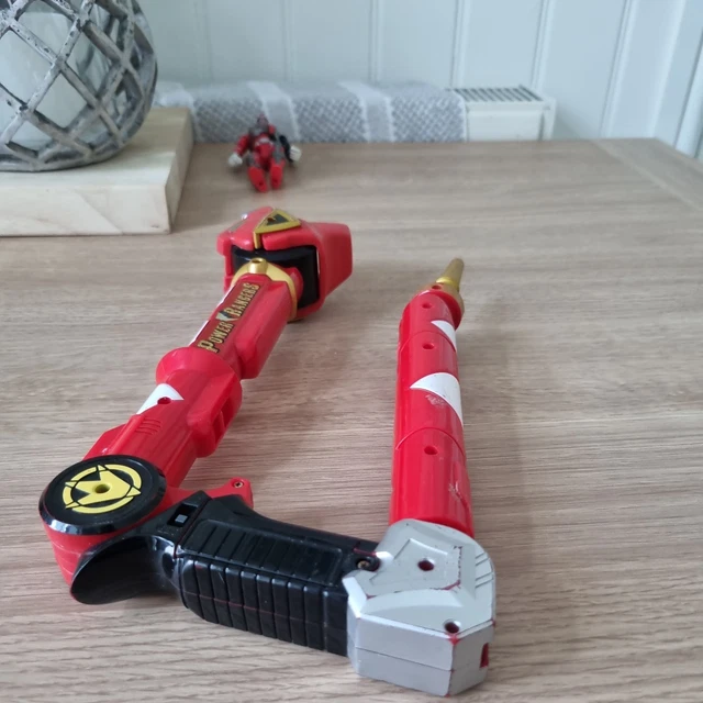 POWER RANGERS DINO Thunder TYRANNO STAFF Red Weapon Gun Blaster Bandai ...