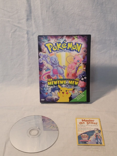 POKEMON THE FIRST Movie: Mewtwo Strikes Back (DVD, 2000) with Sealed ...