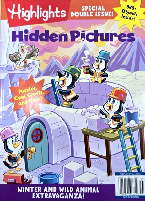 HIGHLIGHTS: HIDDEN PICTURES Magazine 2025 | Special Double Issue | Winter & Wild £10.90 ...