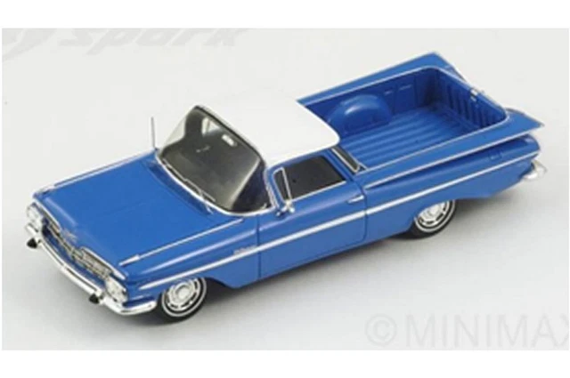 SPARK S2906 CHEVROLET Impala El Camino 1959 Bleu 1/43 EUR 79,95 ...