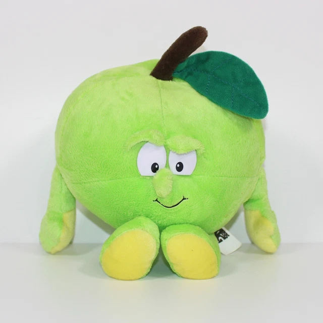 GOODNESS GANG GREEN Apple Plush Soft Toy 9" £6.49 - PicClick UK