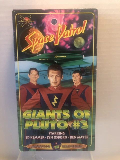 TESTED SPACE PATROL Giants of Pluto #3 Vol 1 VHS 3 Episodes £18.64 ...