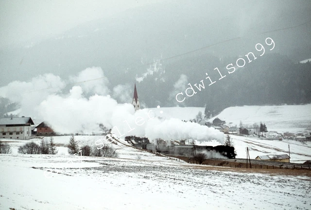 35MM ITALY RAILWAY Slide - FS Class 741 2-8-0 Loco with Train 1973 ...