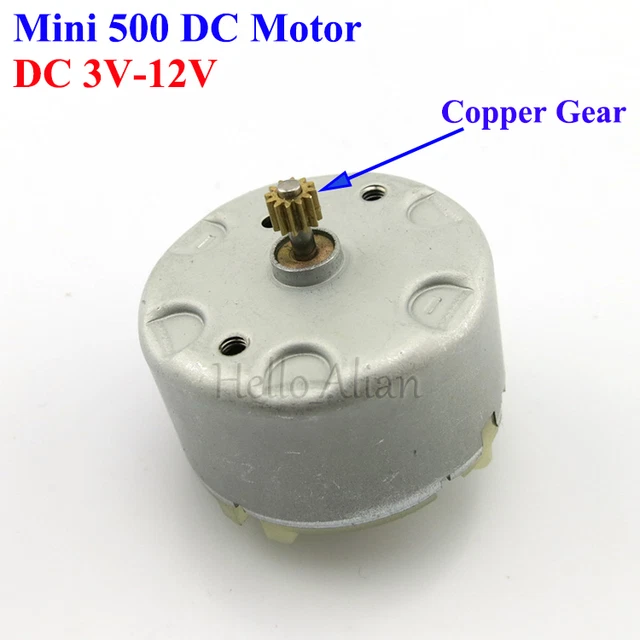DC 3V-12V MICRO Mini Moteur Électrique avec Engrenage pour Modèle ...