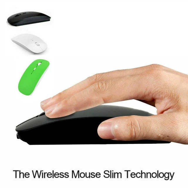 2.4GHZ WIRELESS OPTICAL Mouse USB Receiver Cordless Mice For PC Lapts ...