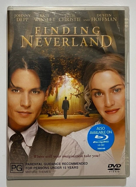 FINDING NEVERLAND DVD Movie Johnny Depp Kate Winslet Family Fantasy ...