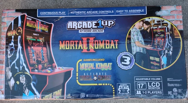 NEW ARCADE1UP MORTAL Kombat 1-3 Arcade Machine Cabinet Walmart Special ...
