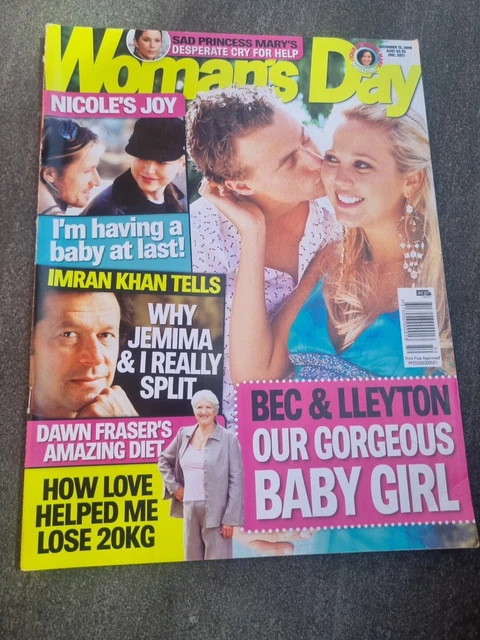 WOMAN'S DAY MAGAZINE December 2005-Nicole Kidman-Princess Mary-Olivia ...