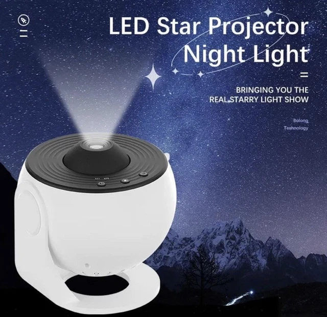HIGH-DEFINITION FOCUSING LIGHT Galaxy Projector 12-in-1 Planetarium ...
