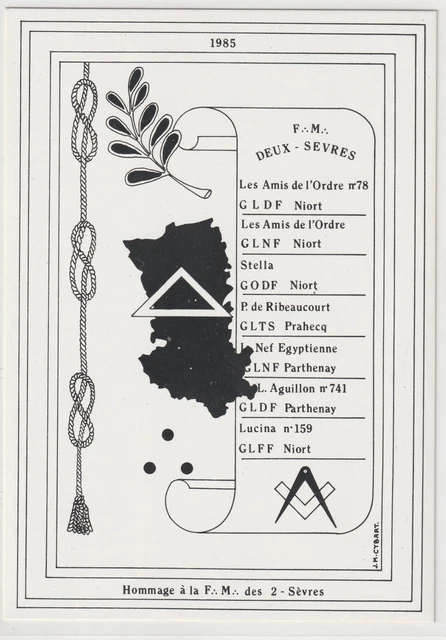 CPM-ILLUSTRATEUR DESSIN DE CYBART- Hommage à la Franc-Maçonnerie des ...
