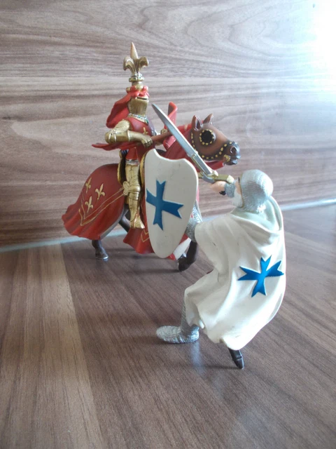 RITTER MIT PFERD Schleich 2003 & Kreuzritter PaPo 2005 EUR 11,99 ...