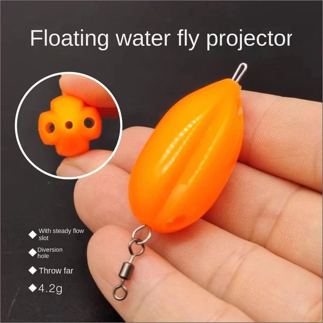 GUIDE HOLE ARTIFICIAL Flies Lures Sinker Assistor Floating Casting aid ...
