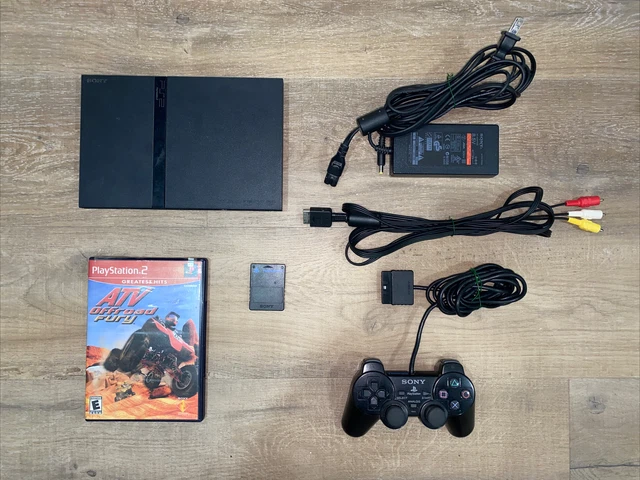 SONY PLAYSTATION 2 Slim PS2 Console w/OEM Controller, Cables, Memory ...