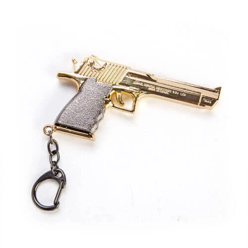 REALISTIC MINIATURE METALLIC Desert Eagle Classic Pistol Handgun Weapon ...