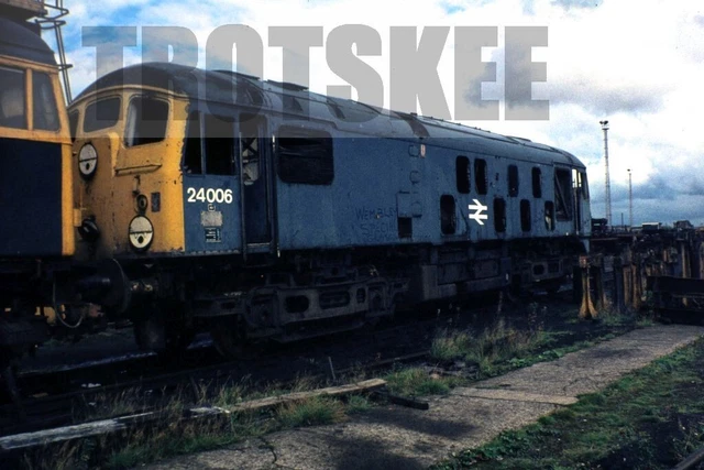 35MM SLIDE BR British Railways Diesel Loco Class 24 24006 c1980 ...