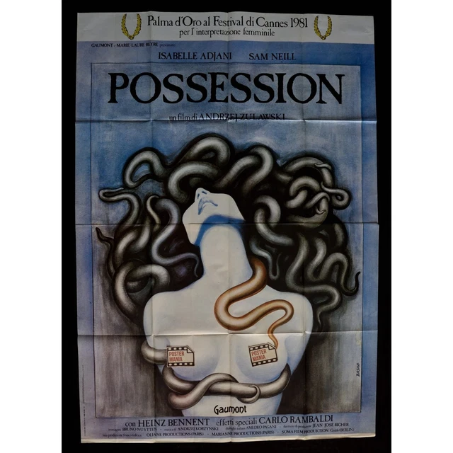 AFFICHE POSSESSION ANDRZEJ Zuławski Isabelle Adjani Sam Neill Horreur ...