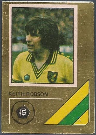 FKS 1978/79 SOCCER Stars Golden Collection- #221-Norwich City-Keith ...