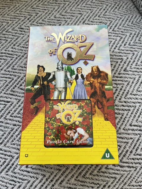 THE WIZARD OF Oz Vhs Special Edition Video With Puzzle Card Game ...