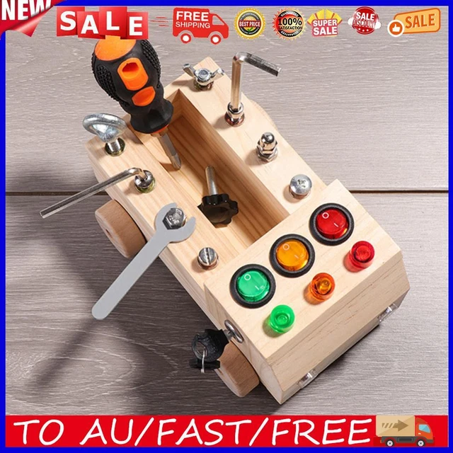 SCREWDRIVER BOARD SET Fine Motor Skill Screw Driver Board Toys for Kids ...