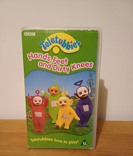 TELETUBBIES ~ HANDS, FEET and DIRTY KNEES VHS Video Tape Tested £16.50 ...