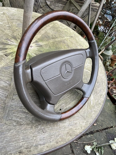 MERCEDES W140 WALNUT Wood Steering Wheel W210 R170 W208 C140 W463 W124 W202 R129 £299.99 ...