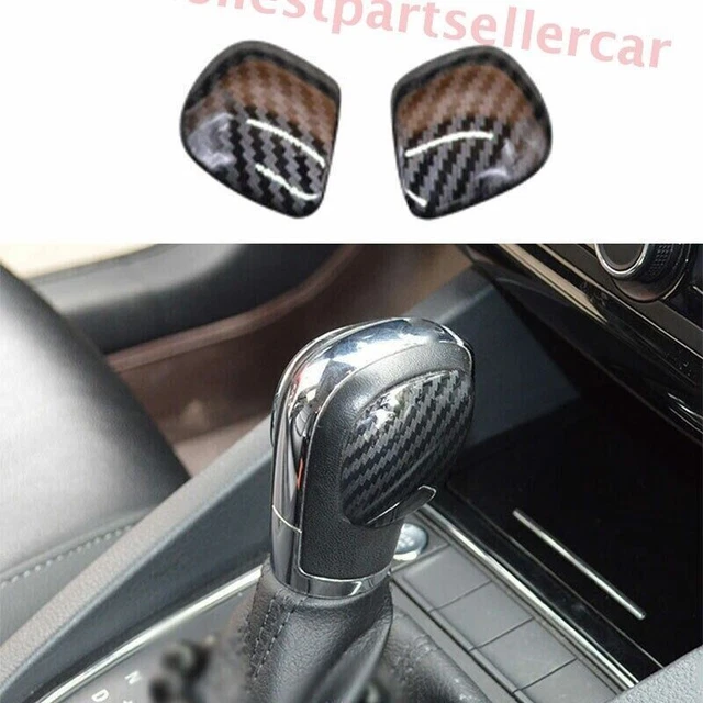 FOR VW JETTA MK6 2012-2018 Carbon Fiber Center Console Gear Shift Knob ...