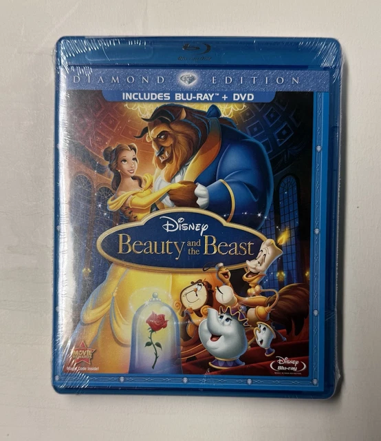 BEAUTY AND THE Beast (Blu-ray/DVD, 2010, 2-Disc Set, Diamond Edition ...