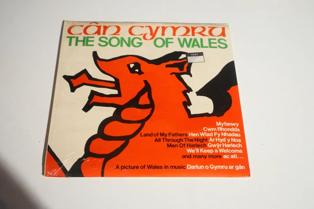 CÂN CYMRU (THE Song Of Wales) 1977 UK 12" LP Vinyl Record - Factory ...