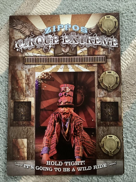 ZIPPO’S CIRCUS EXTREME Programme And Fold Our Poster Zippos £20.00 ...