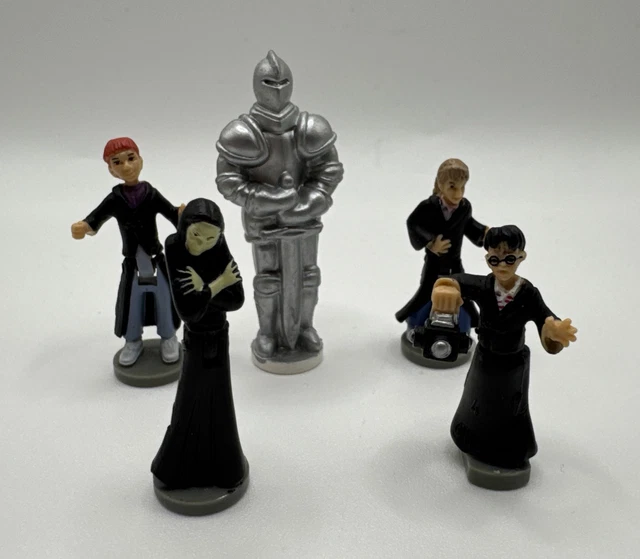 *RARE/HTF* HARRY POTTER Hogwarts Castle Polly Pocket 2001 Set Of 5 Mini ...