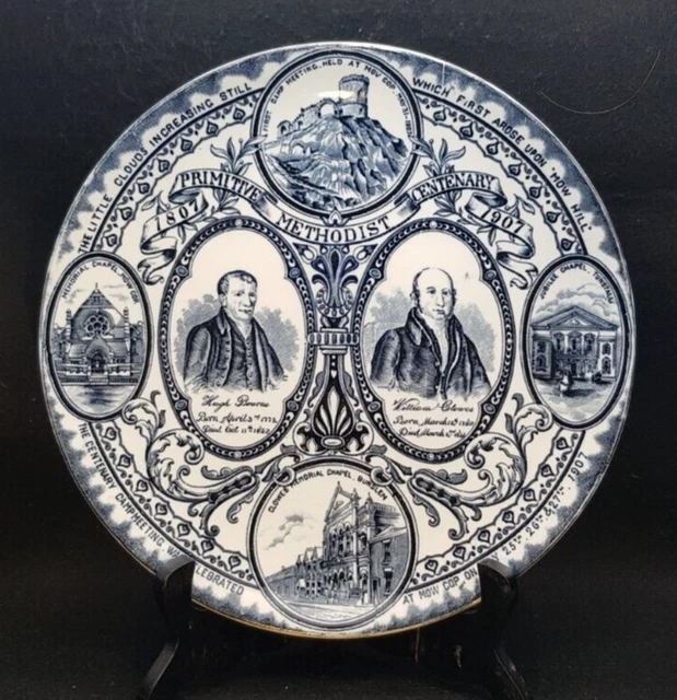 VINTAGE PRIMITIVE METHODIST Centenary 1807-1907 Porcelain Plate by ...